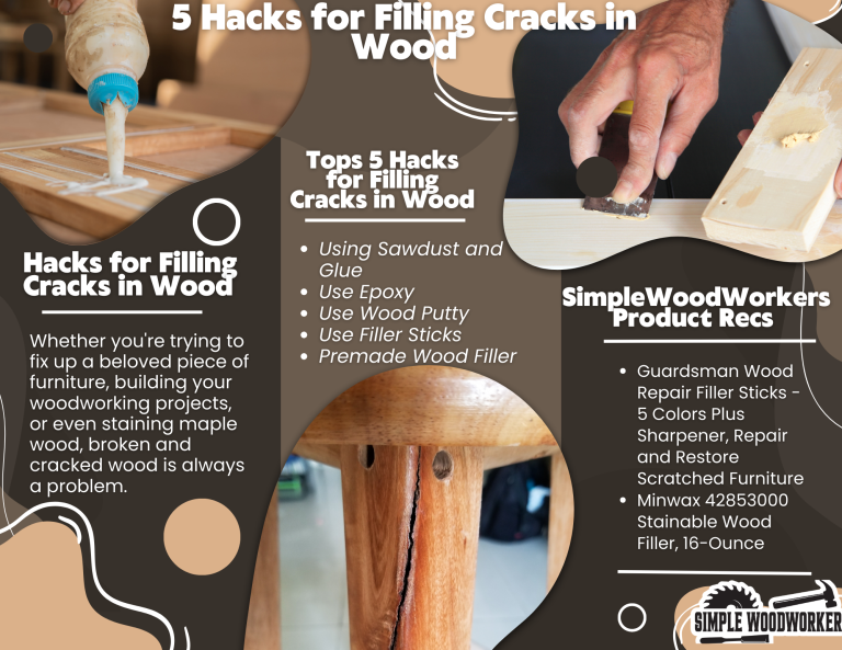 5 Hacks for Filling Cracks in Wood - Simplewoodworker