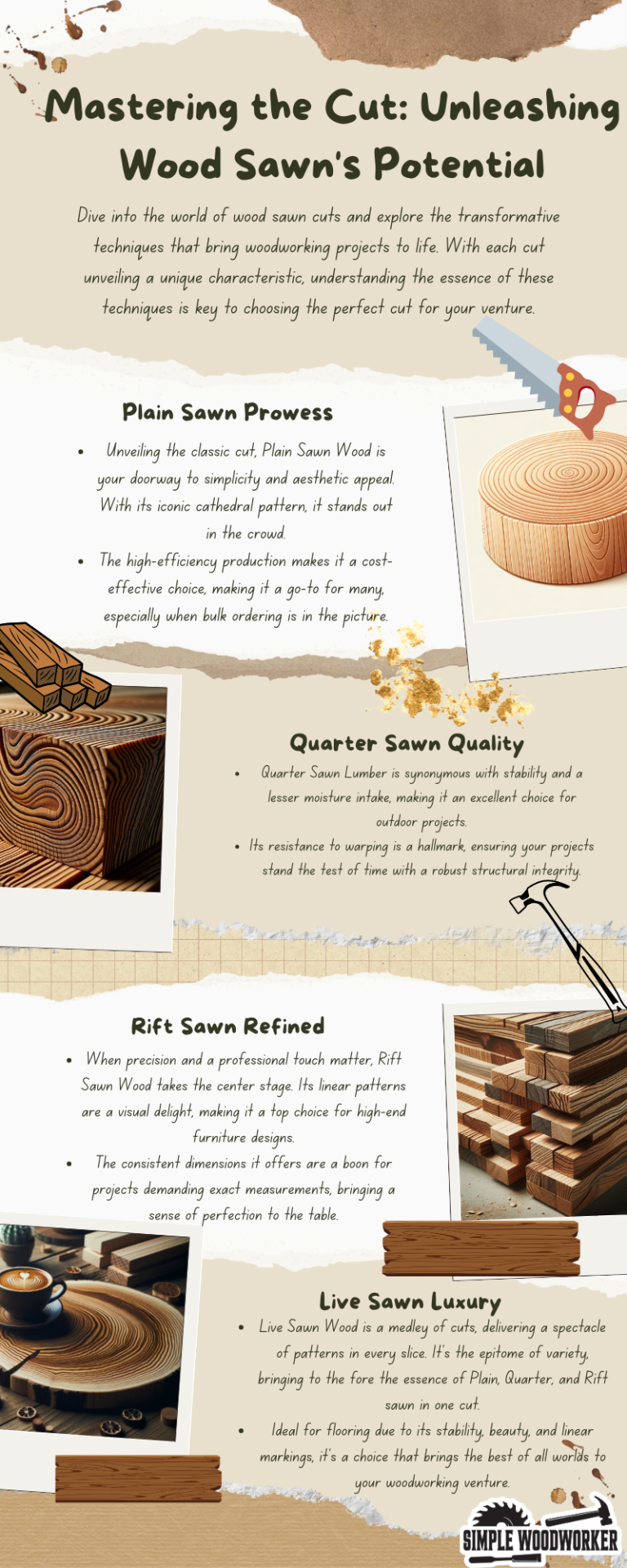 Wood Sawn Unveiled: 5 Transformative Techniques for Perfect Cuts ...
